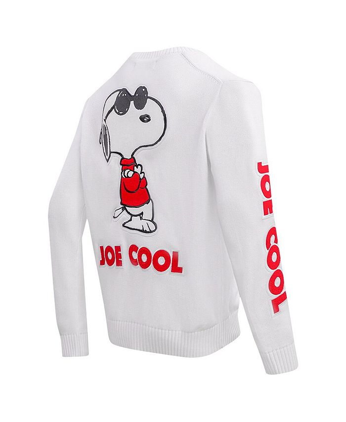 Freeze Max Men's White Peanuts Snoopy Joe Cool Cardigan - Macy's
