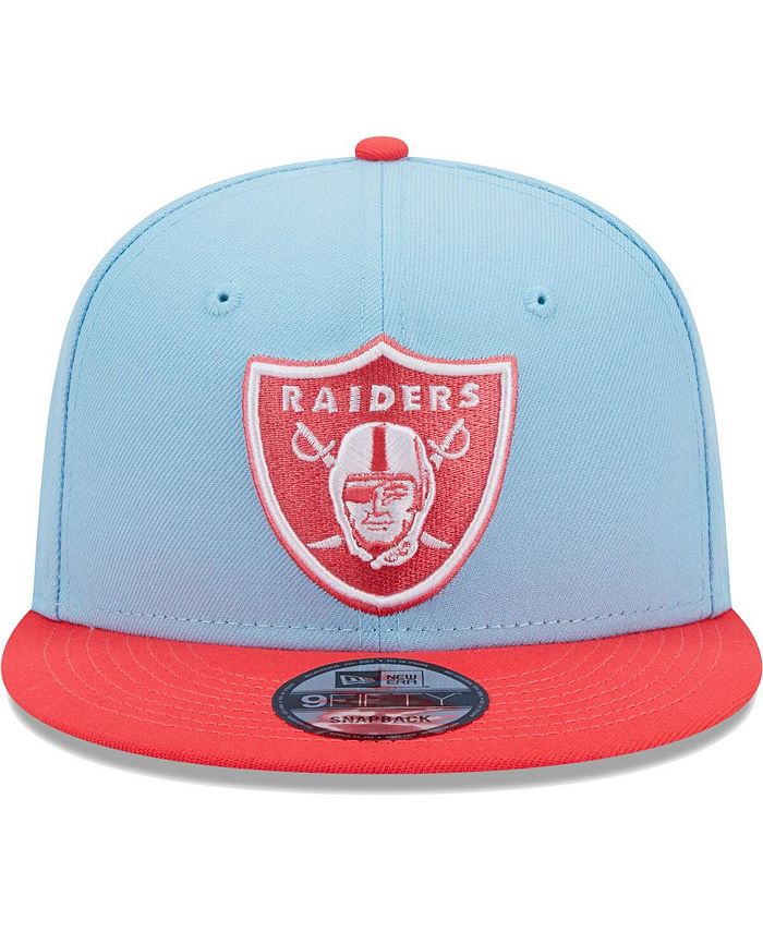 New Era Men's Light Blue, Red Las Vegas Raiders Two-Tone Color Pack ...