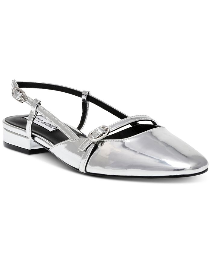Steve Madden Women's Bayli Strappy Slingback Flats - Macy's