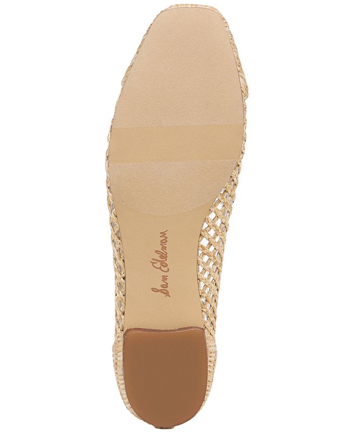 Sam Edelman Women's May Wicker Ballet Flats - Macy's