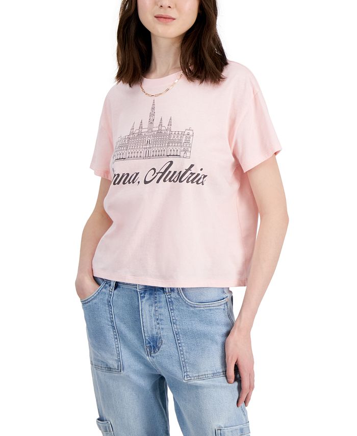 Grayson Threads, The Label Juniors' Cotton Austria Crewneck Tee - Macy's