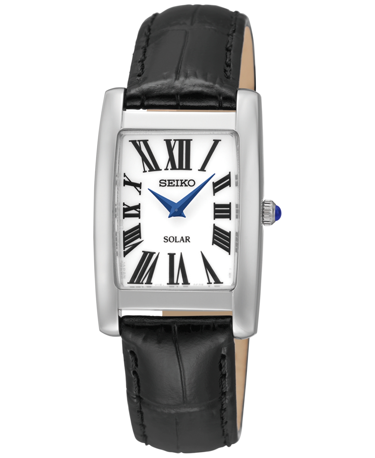 Click here for Seiko Womens Solar Black Leather Strap Watch 23mm... prices