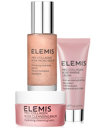 Elemis 3-Pc. Pro-Collagen Rose Discovery Set - Macy's