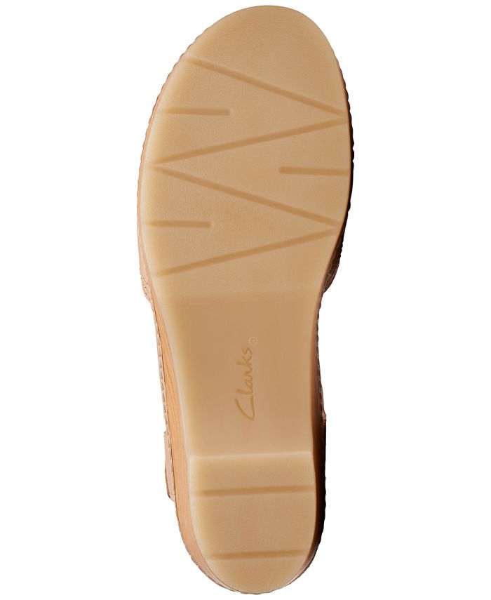 Clarks Paizlee Bay Clog-Style Block Heel Platform Shoes - Macy's