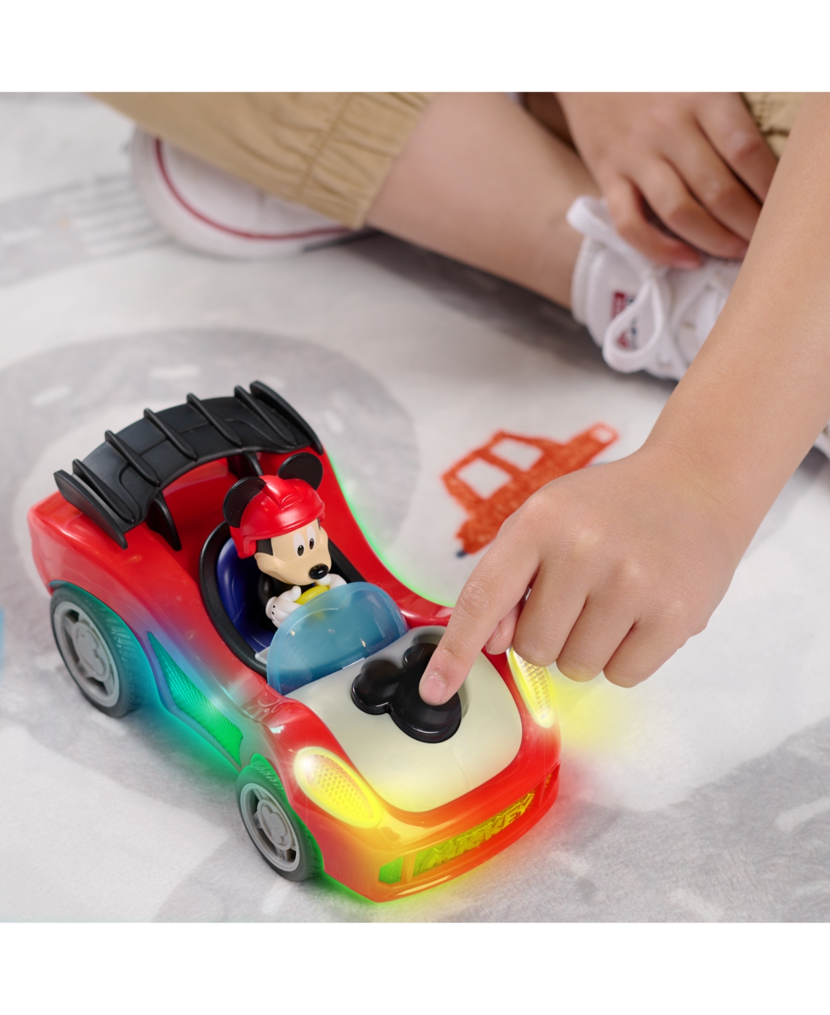 Inside Out 2 Kids' Mickey Mouse Rev 'n Go Vehicles With Lights And ...
