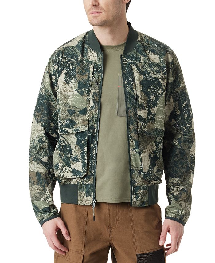 BASS OUTDOOR Men's Easy-Pack Travel Camo Bomber Jacket - Macy's