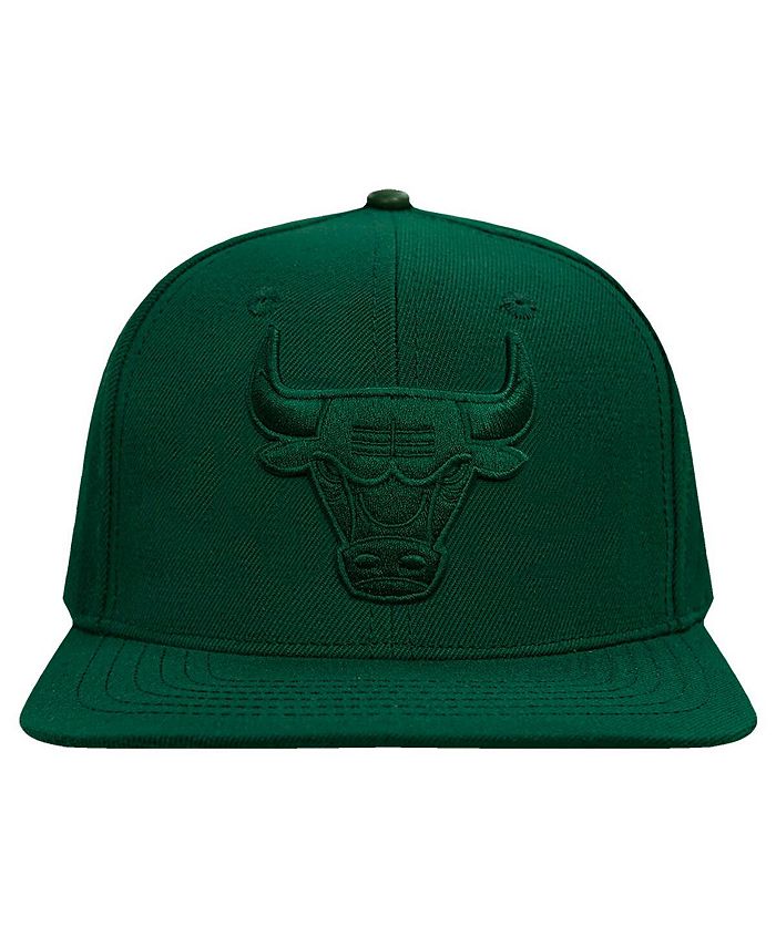 Pro Standard Men's Forest Green Chicago Bulls Tonal Logo Snapback Hat ...