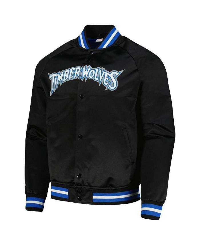 Mitchell & Ness Men's Black Minnesota Timberwolves Hardwood Classics ...