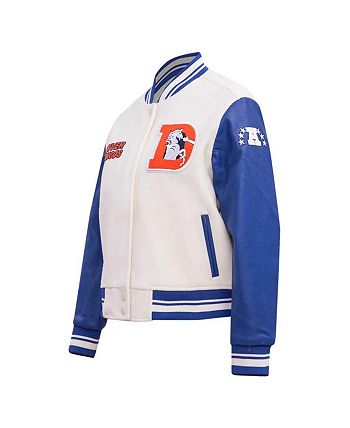 Pro Standard Women's Cream Distressed Denver Broncos Retro Classic ...