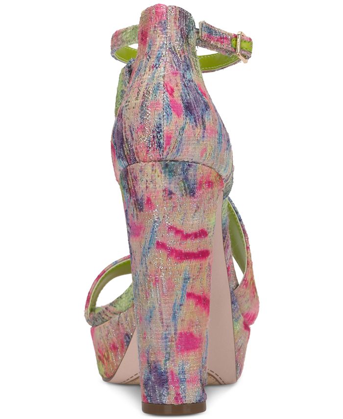 Jessica Simpson Women's Iley Strappy Platform High Heel Sandals - Macy's