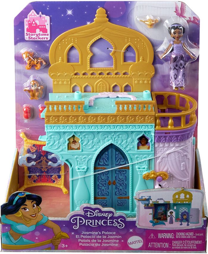 Disney Princess Jasmine Stacking Castle Doll House with Small Doll - Macy's