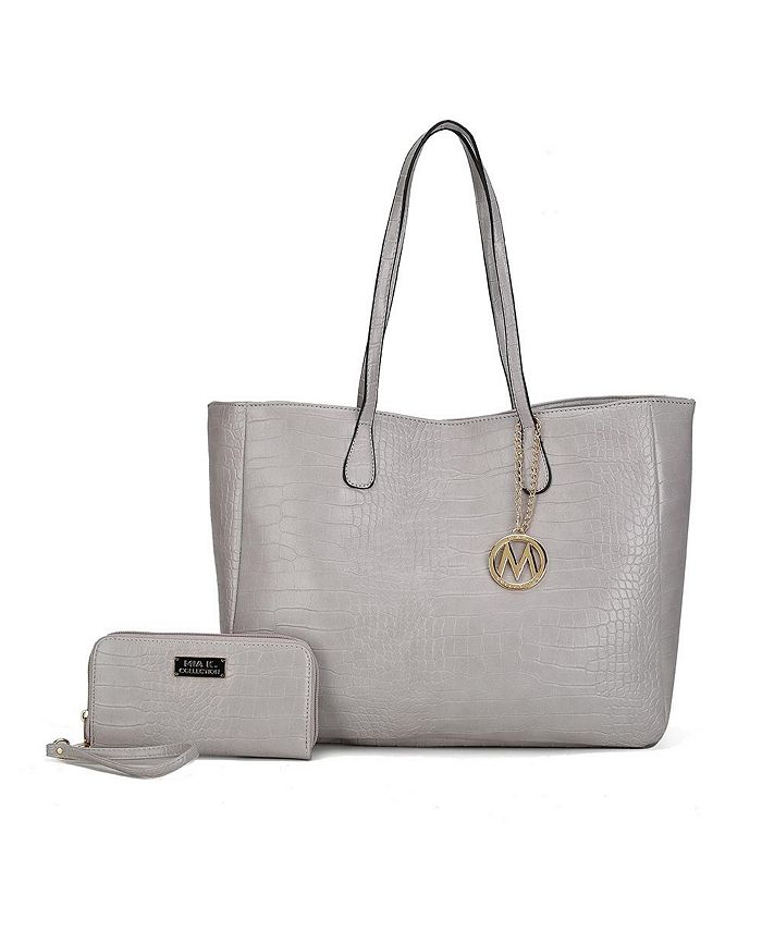 MKF Collection Sadie Oversize Tote & Wallet Set By Mia K - Macy's