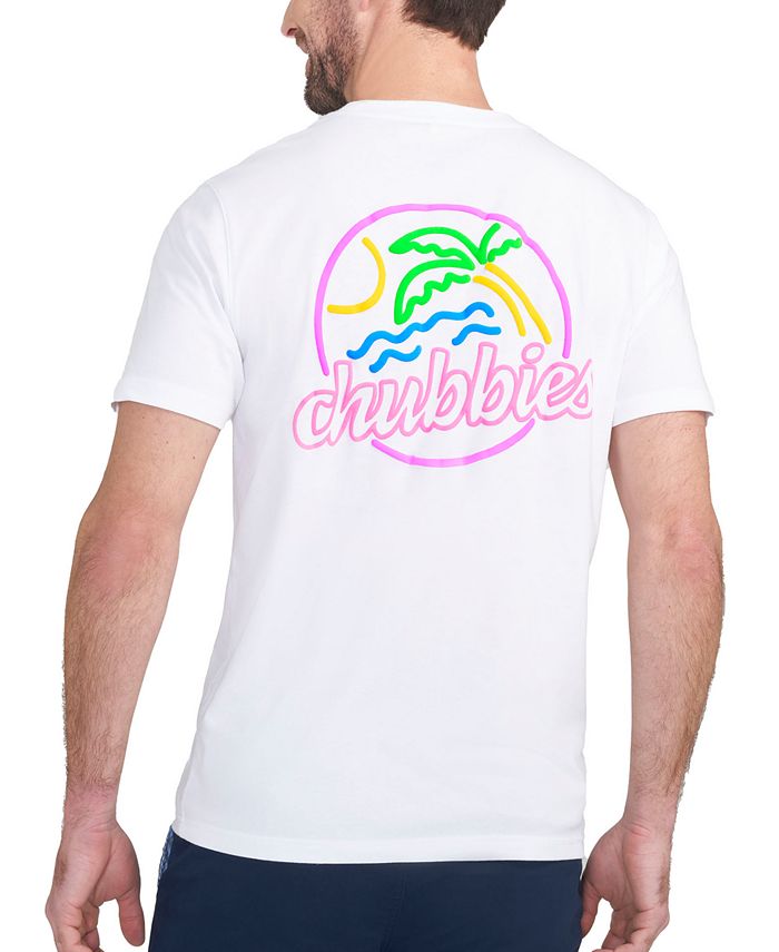 Chubbies Men's The Neon Dream Relaxed-Fit Logo Graphic Pocket T-Shirt ...