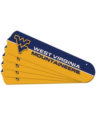 Ceiling Fan Designers New NCAA WEST VIRGINIA MOUNTAINEERS 52 in ...