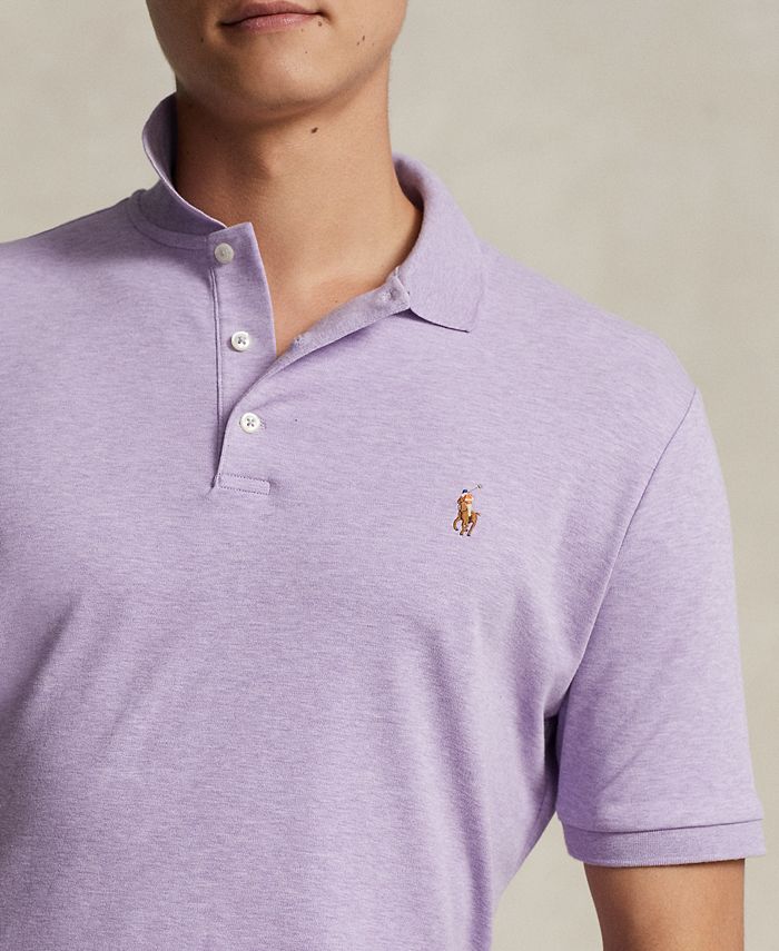 Polo Ralph Lauren Men's Custom Slim Fit Soft Cotton Polo Shirt - Macy's