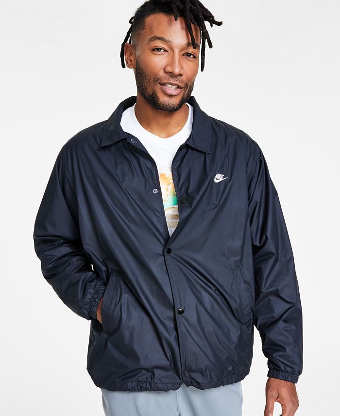 Nike Men's Relaxed Fit Club Coaches' Jacket - Macy's