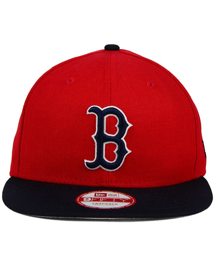 New Era Boston Red Sox 2-Tone Link 9FIFTY Snapback Cap - Macy's