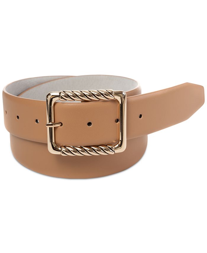 I.N.C. International Concepts Metal Wrapped Buckle Belt, Created for ...