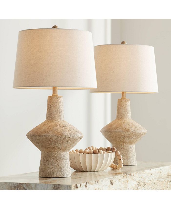 360 Lighting Cozumel 26 3/4" Tall Geometric Rustic Mid Century Modern ...