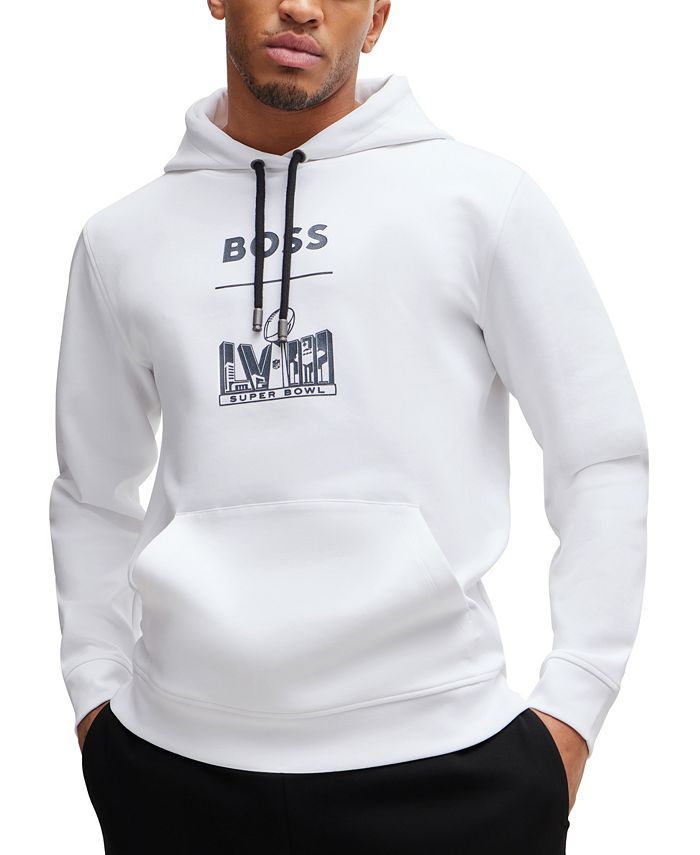 Hugo Boss BOSS Men's BOSS x NFL Metallic Print Hoodie - Macy's