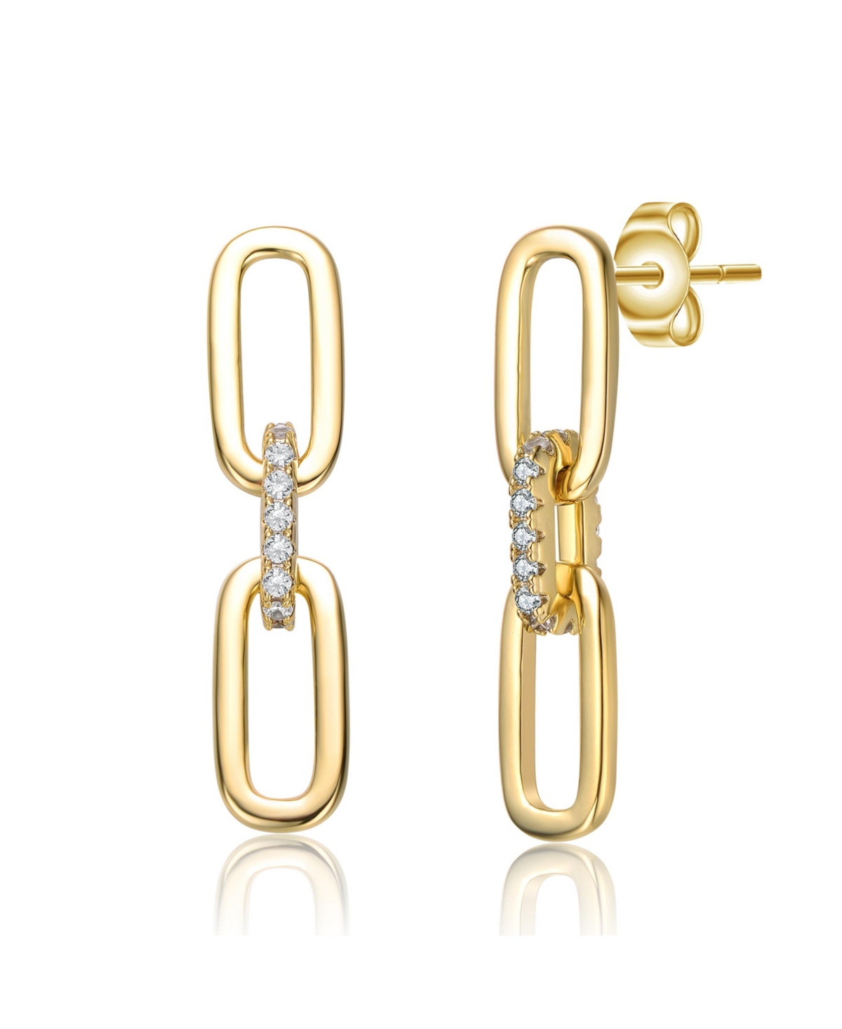 Click here for Classic 14k Yellow Gold Plated with Cubic Zirconia... prices
