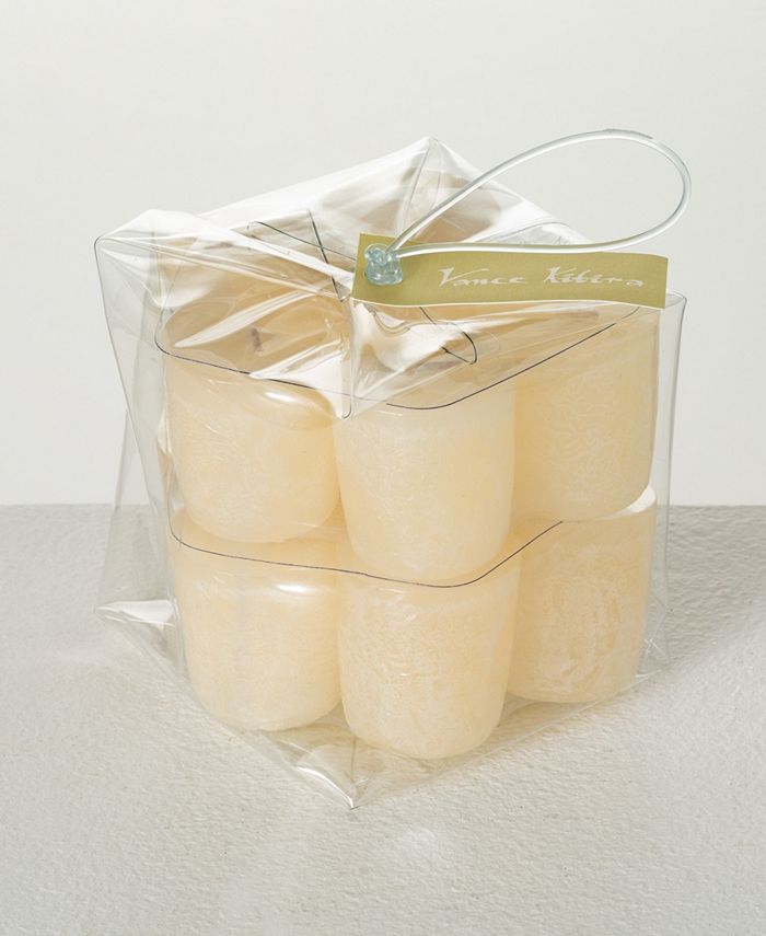 Vance Kitira Timber Votive in Bag, Set of 12 - Macy's