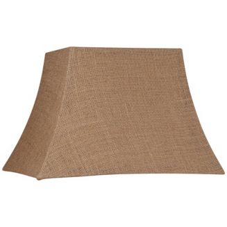 Springcrest Medium Rectangle Lamp Shade 10" Wide x 7" Deep at Top and ...