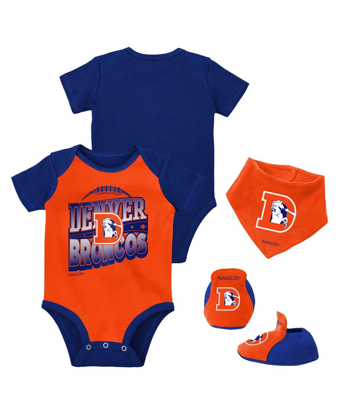 Click here for Baby Boys and Girls Mitchell & Ness Orange  Royal... prices