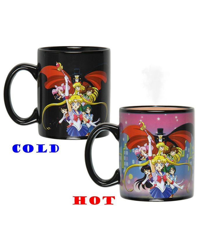 Sailor Moon Anime Manga Heat Reactive Color Changing Tea Coffee Mug Cup ...