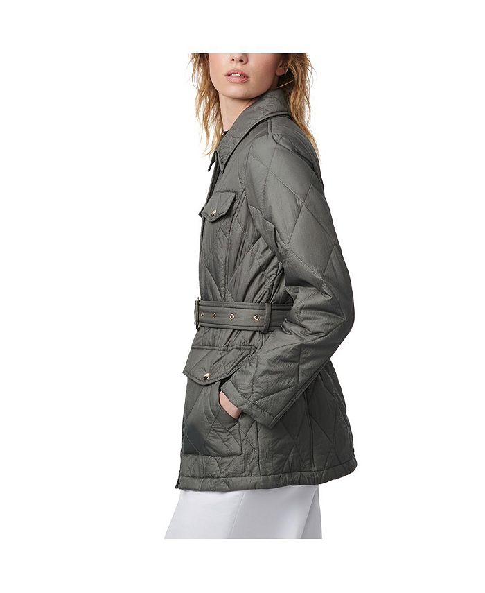 Bernardo Women's Diamond Quilt Utility Jacket - Macy's