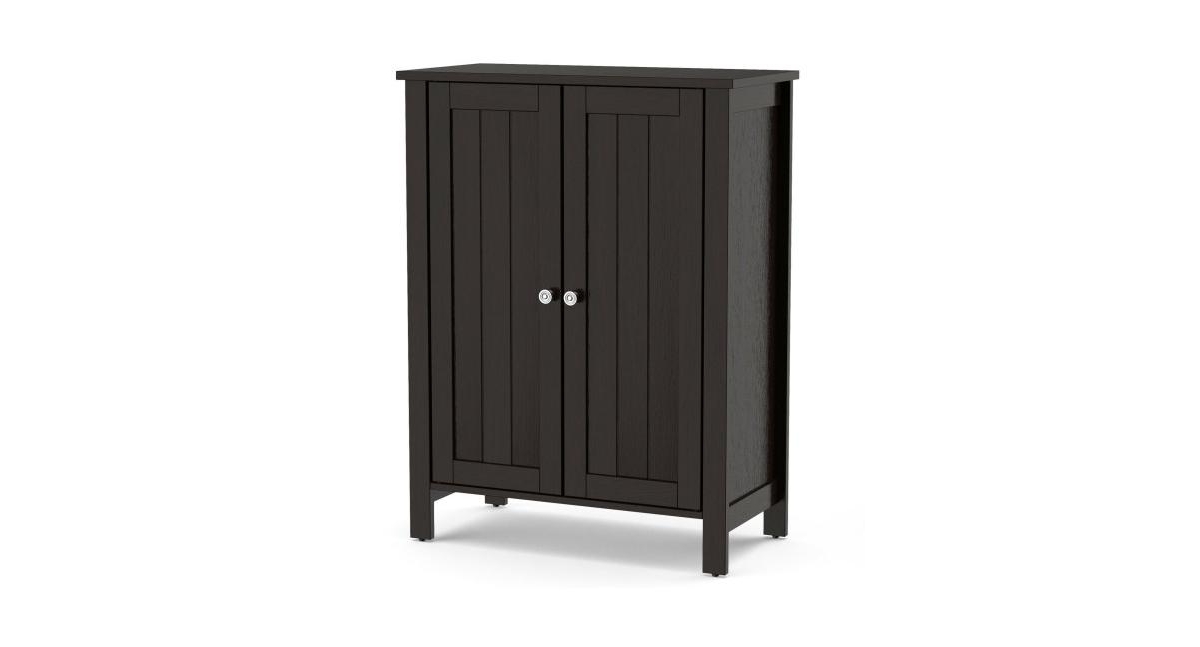 Click here for 2-Door Bathroom Floor Storage Cabinet with Adjusta... prices
