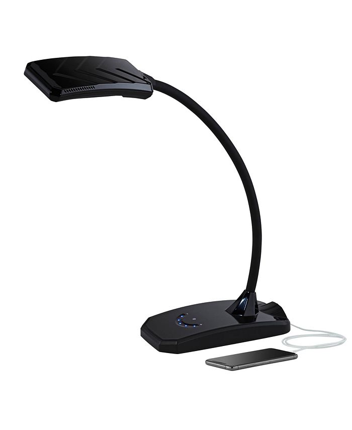 360 Lighting Ricky Modern Minimalist Desk Table Lamp with USB Charging ...