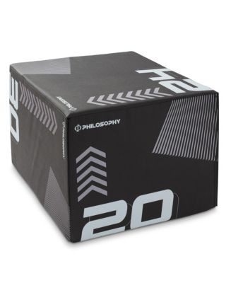 Philosophy Gym 3 in 1 Soft Foam Plyometric Box - 20" x 24" x 30 ...