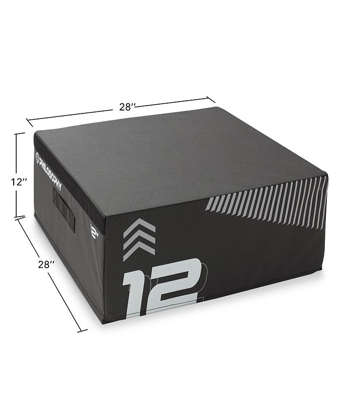 Philosophy Gym 12" Soft Foam Plyometric Box - Jumping Plyo Box for ...