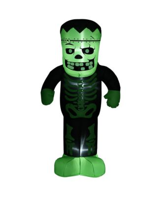 HOMCOM 8FT Outdoor Halloween Inflatable Skeleton Frankenstein - Macy's