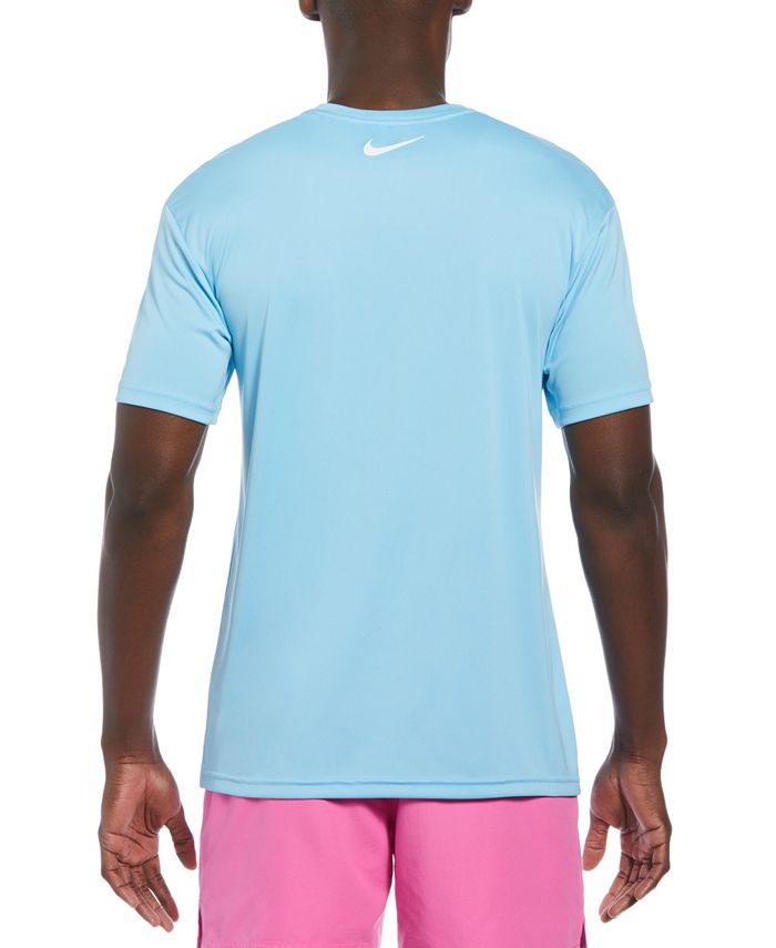 Nike Men's Stacked Swoosh Printed Hydroguard Rash Guard - Macy's
