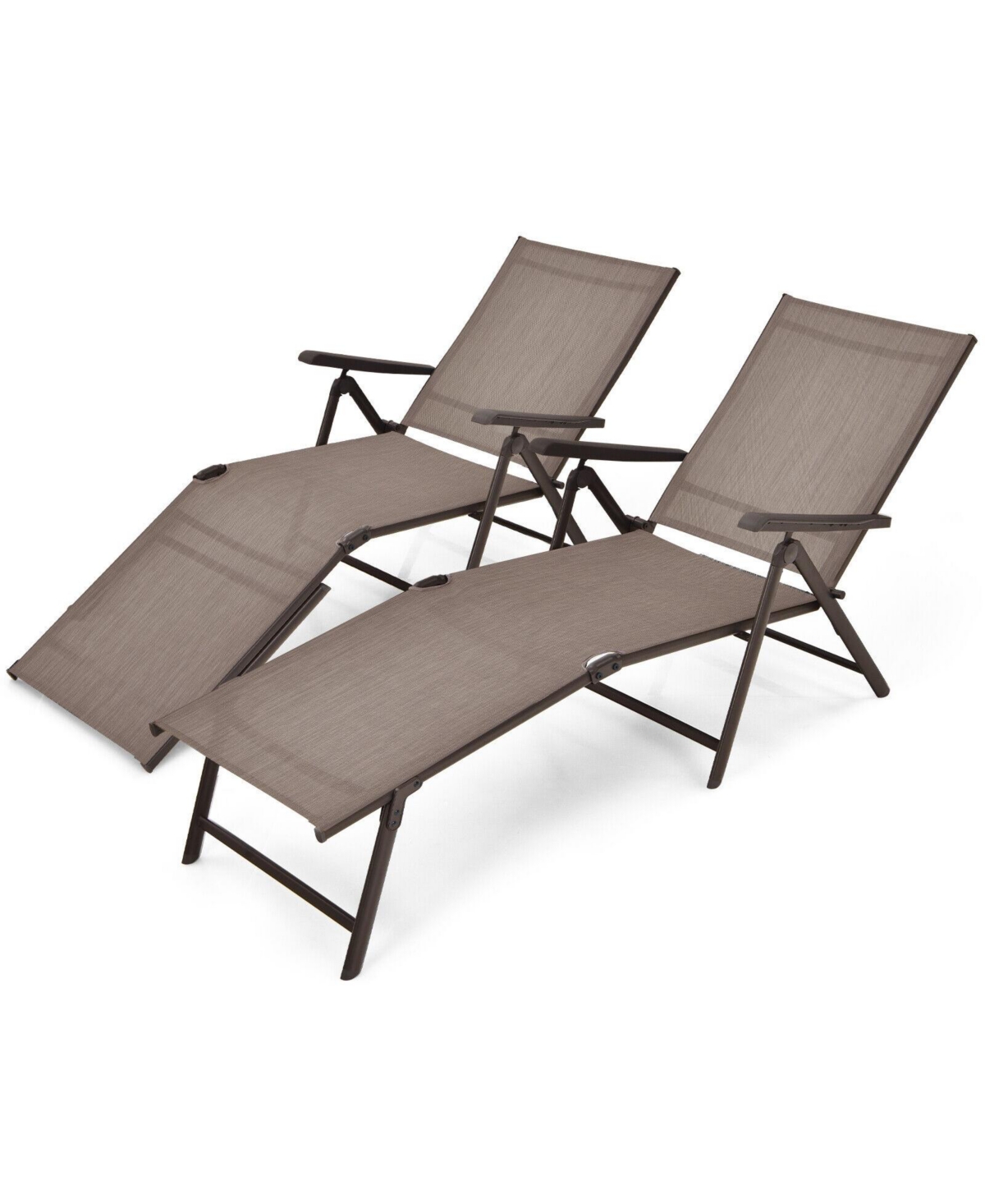 Click here for Inolait 2 Pieces Foldable Chaise Lounge Chair with... prices