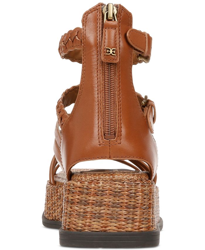 Sam Edelman Nicki Strappy Platform Wedge Sandals - Macy's