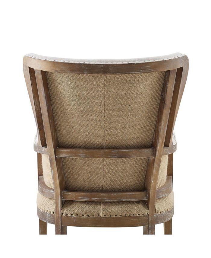 Steve Silver George Two Tone Wingback Accent Chair - Macy's