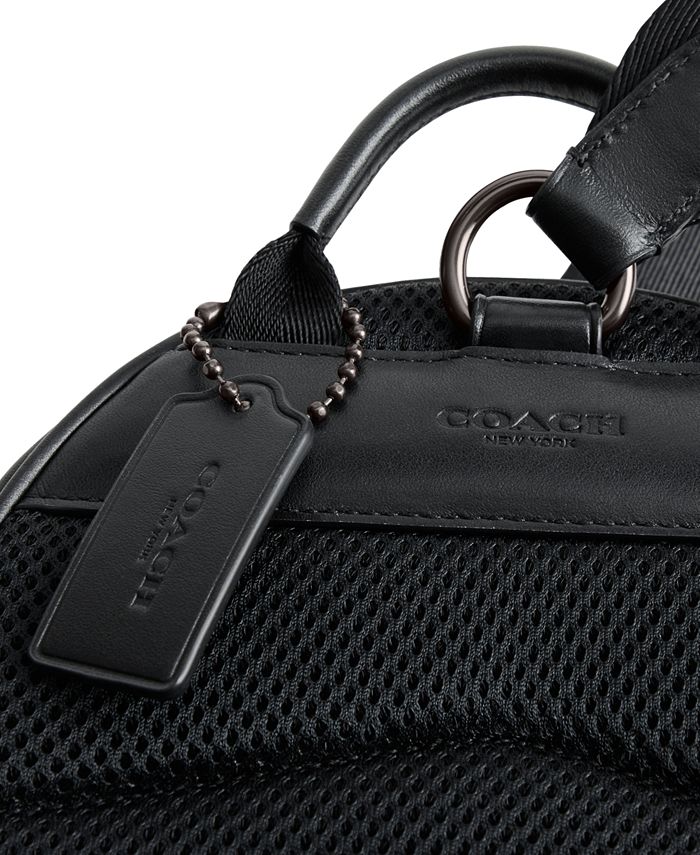 COACH Men's Signature Canvas Charter Pack - Macy's