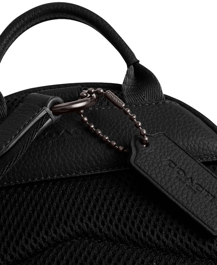 COACH Men's Pebble Leather Charter Pack Bag - Macy's