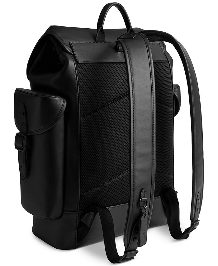 COACH Hitch Leather Backpack - Macy's