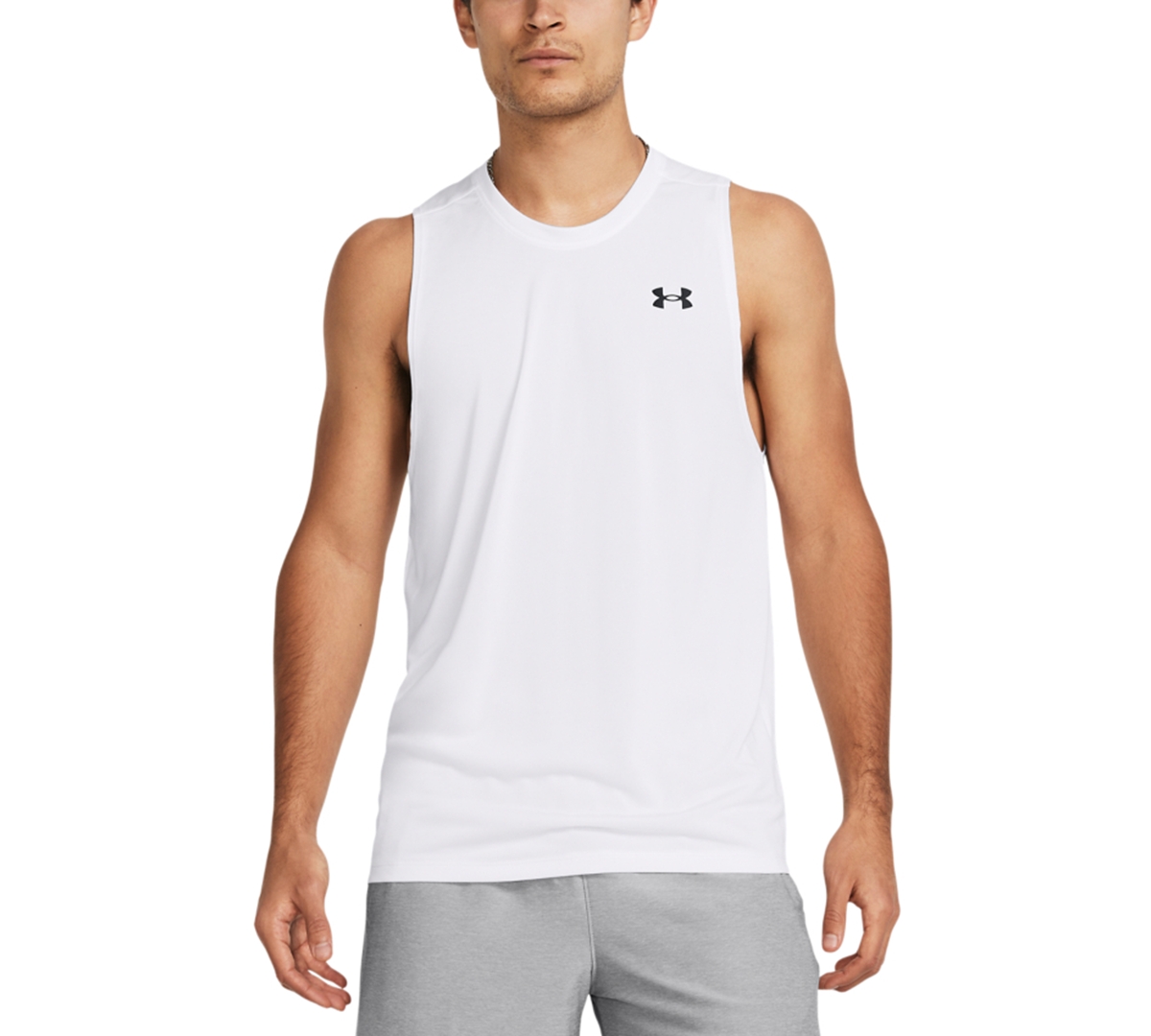 Click here for Under Armour Mens Ua Tech Performance Tank - White prices