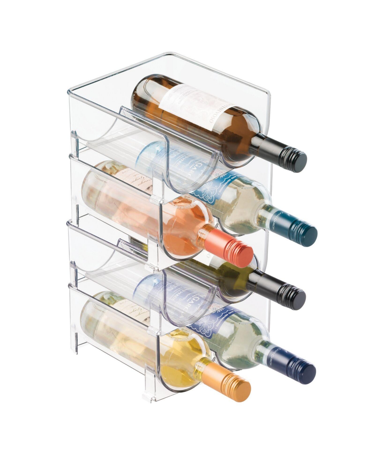 Click here for mDesign Plastic Stackable Wine Bottle Storage Orga... prices