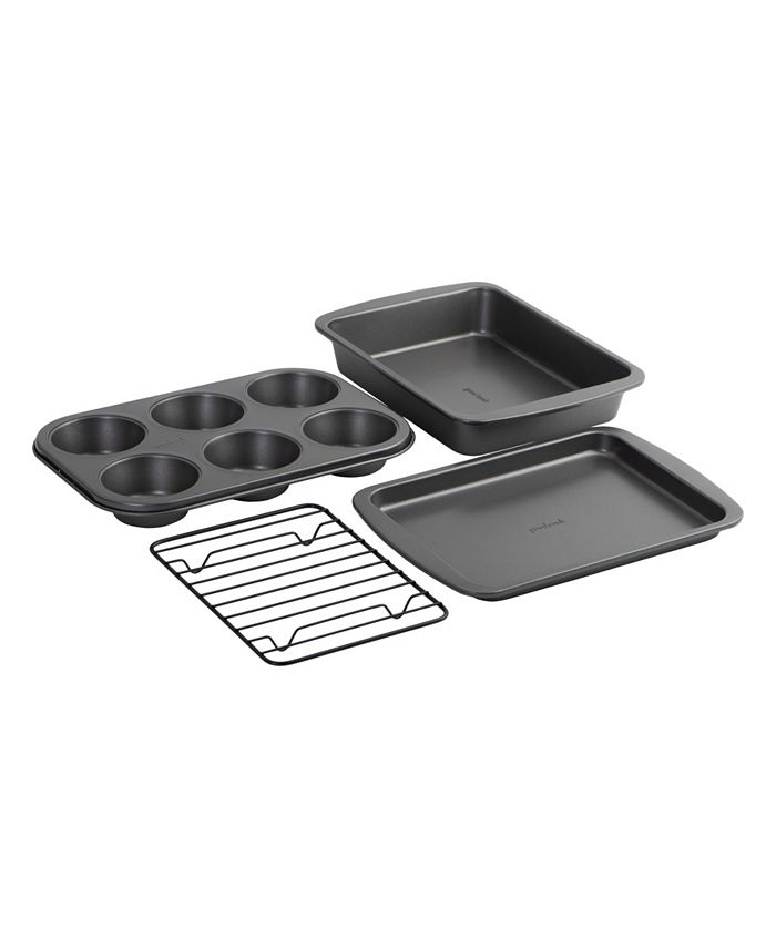 Good Cook 4 Piece Nonstick Steel Toaster Oven Set with Sheet Pan, Rack ...