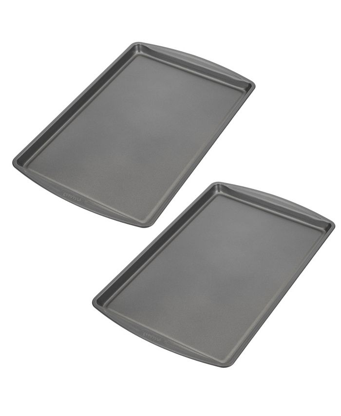 Good Cook Set of 2 Large 17" x 11" Nonstick Steel Multipurpose Cookie ...