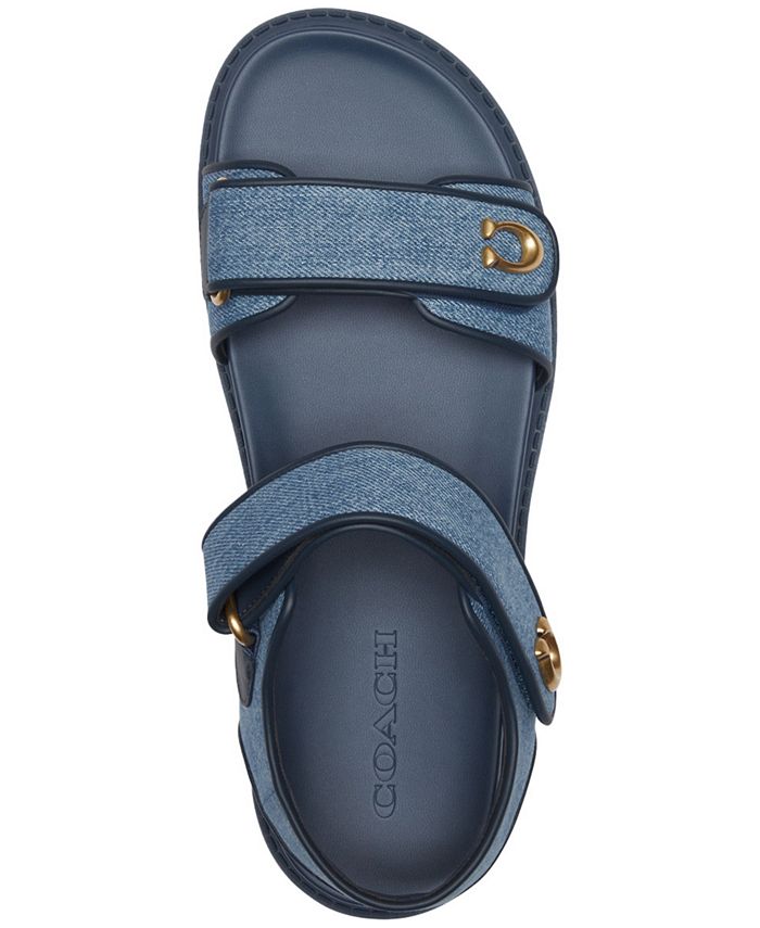 COACH Women's Brynn Double-Band Sporty Lug-Sole Footbed Sandals - Macy's