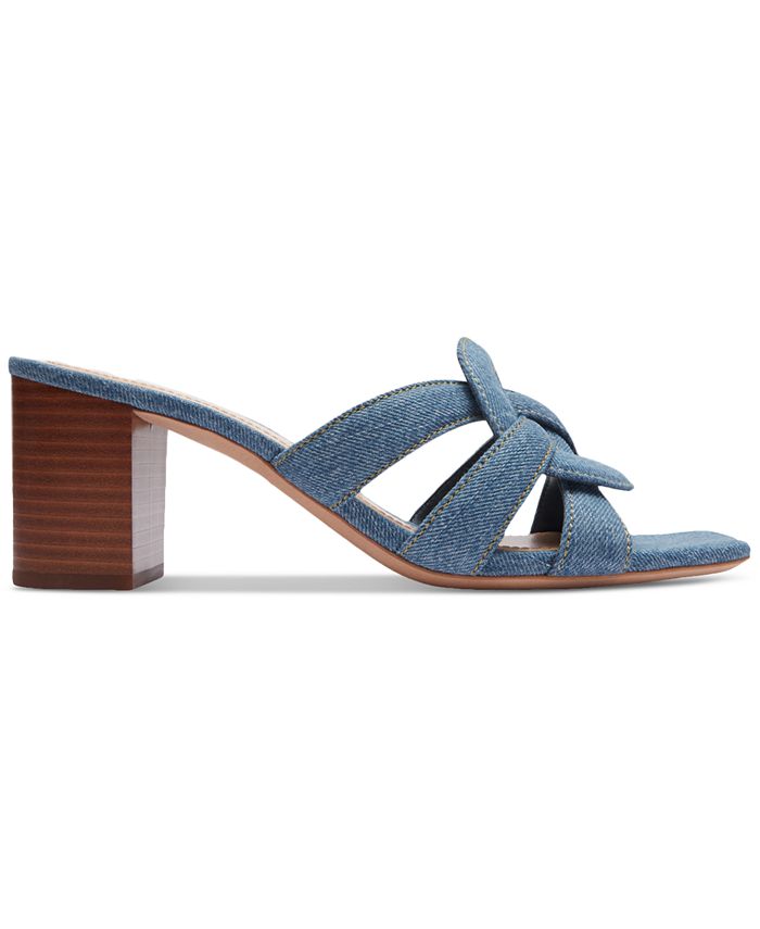 COACH Women's Nikki C-Emblem Block-Heel Dress Sandals - Macy's