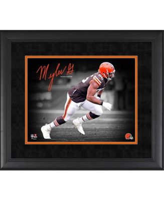 Myles Garrett Cleveland Browns Facsimile Signature Framed 11" x 14 ...