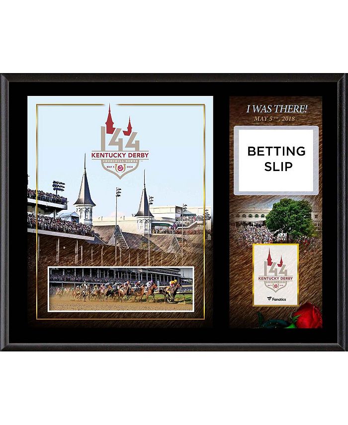 Fanatics Authentic Kentucky Derby 144 12" x 15" Sublimated "I Was There ...